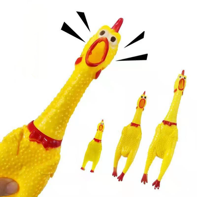 Funny-Screaming-Chicken-Pet-Toys-Funny-Creative-Tricky-Screaming ...