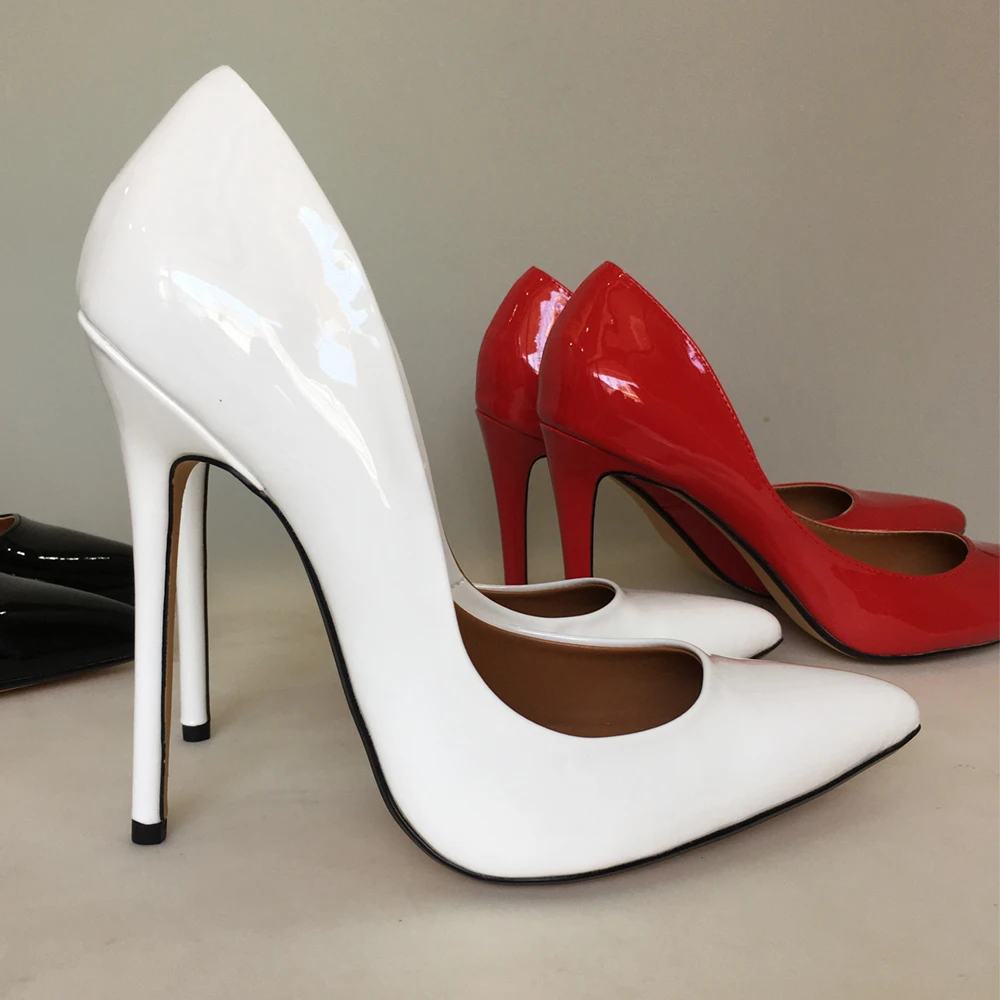 White Stiletto Pumps