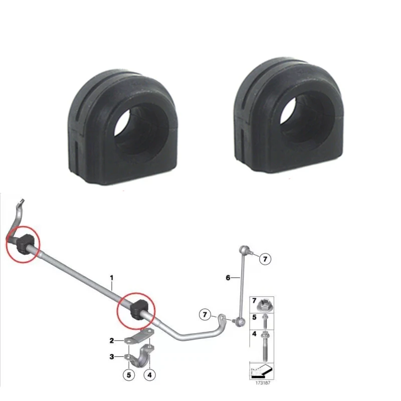 프론트 액슬 스태빌라이저 스웨이 바 부싱 31356777934, BMW F06 F07 F10 F11 F12 F18 520d ...