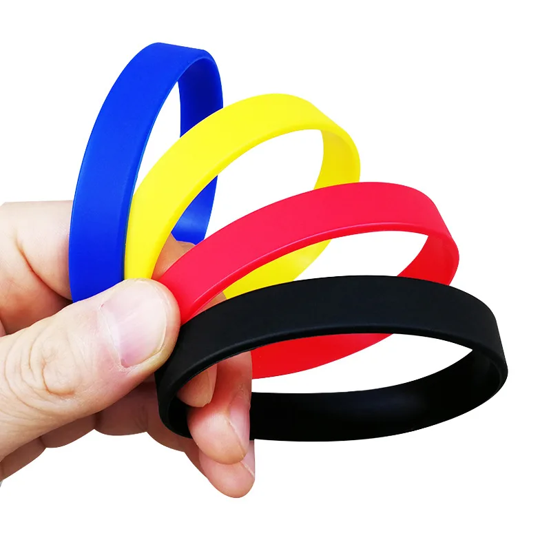 1PC-Wholesale-Silicone-Rubber-Wristband-Flexible-Wrist-Band-Cuff ...