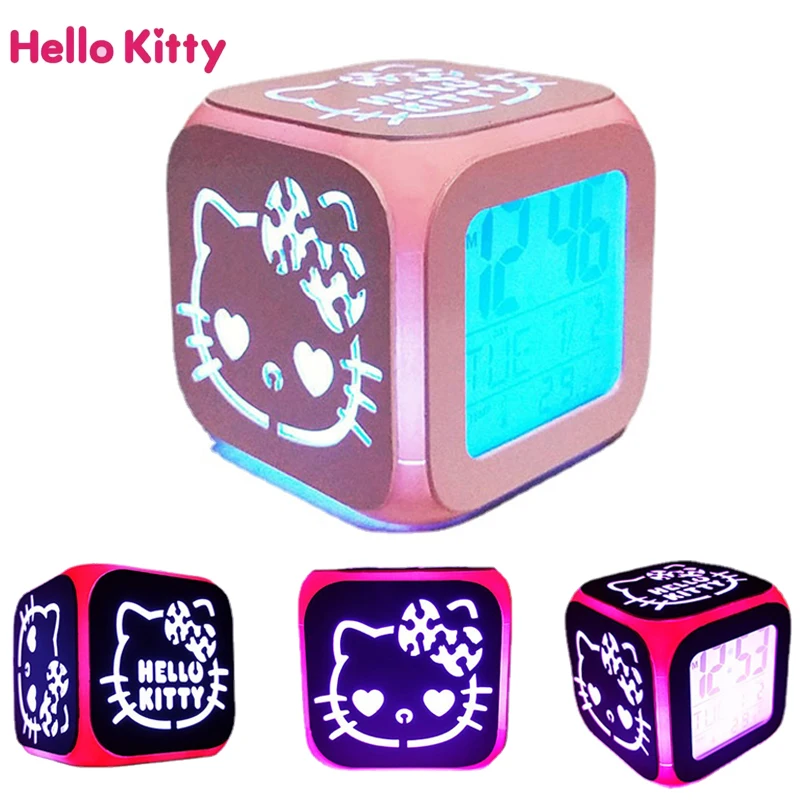Hello Kitty Bedside Digital Alarm Clock | Hello Kitty Light Clock - 3d ...