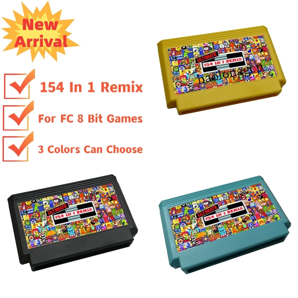 3-Colors-Shell-60-Pin-Game-Card-For-FC-Video-Game-Console-154-In-1 ...