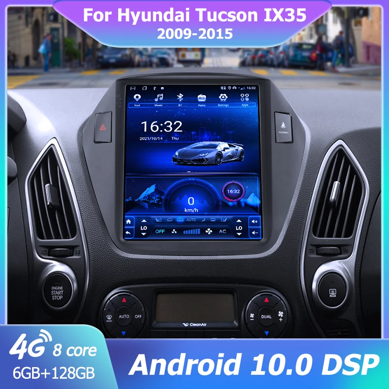 2 Din Android 11 Car Radio Multimedia Video Player For Hyundai Tucson 2 ...
