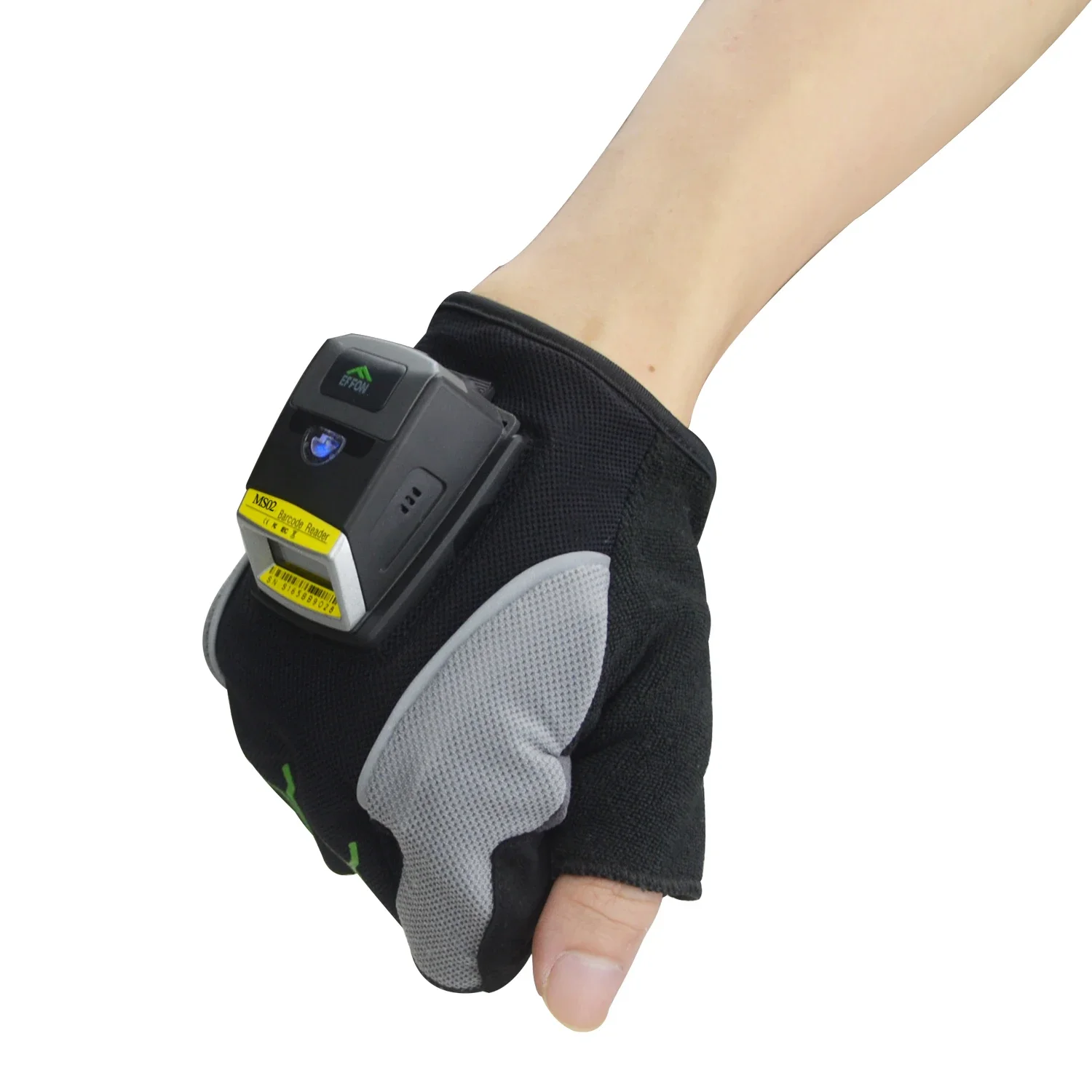 High-Speed-Glove-Barcode-Scanner-Warehouse-Wireless-Bluetooth-With-ring ...
