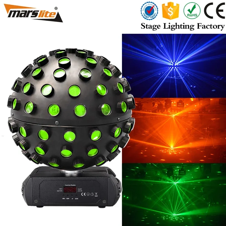 Disco Light DMX512 Звук Активный светодиодный волшебный шар Лампа для ...