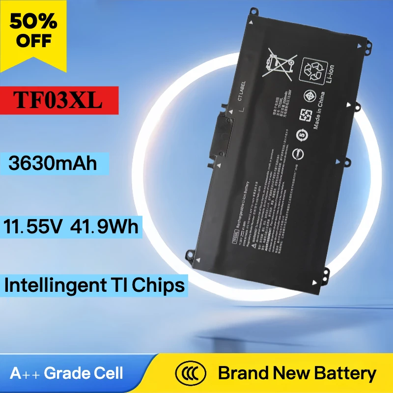 Brand New TF03XL Laptop Battery For HP Pavilion 14-BF 15-CC 15-CD 17-AR ...