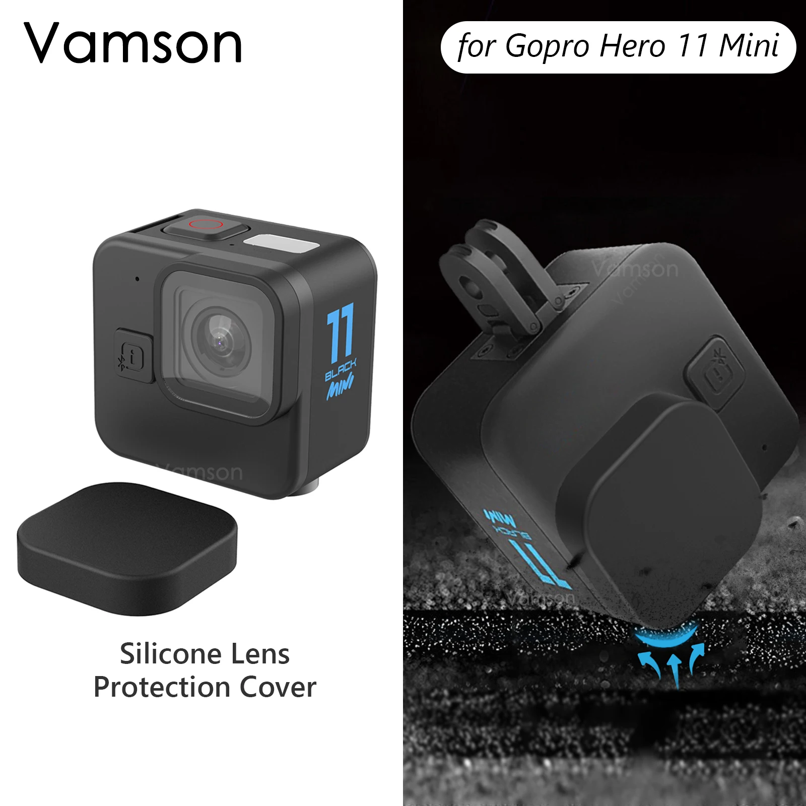 Vamson-for-GoPro-Hero-11-Mini-Accessories-Lens-Protector-Hard-Cover ...