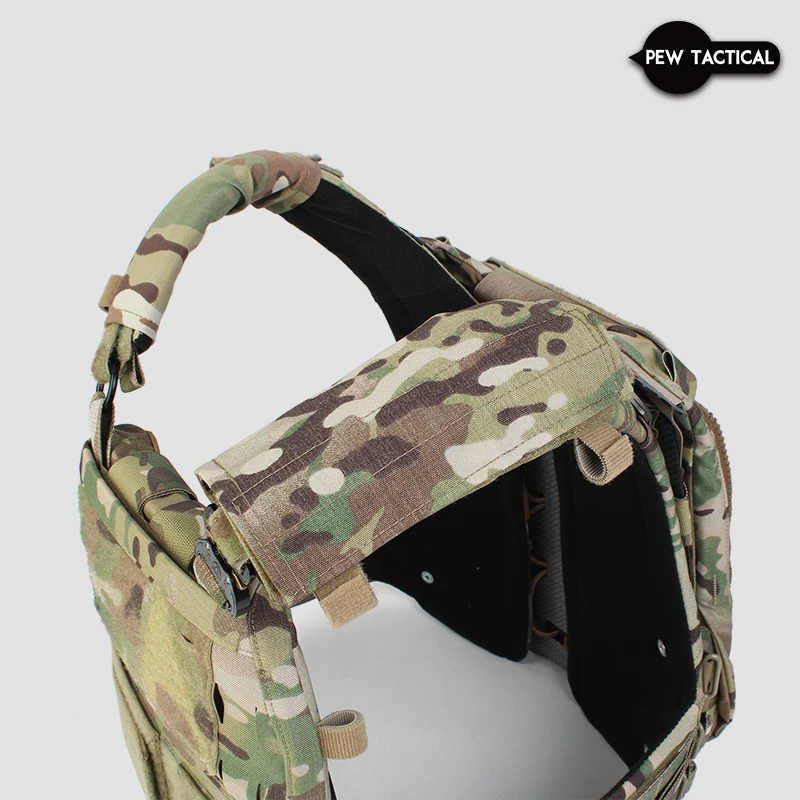 PEW TACTICAL AVS Vest Plate Carrier Shoulder Pads Set H Frame Shoulder ...