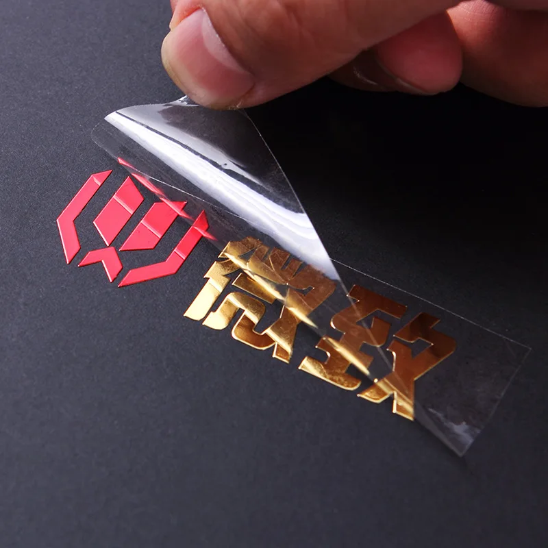 3D-UV-Transfer-Stickers-Personalise-LOGO-Custom-Metal-Shine-Letter ...