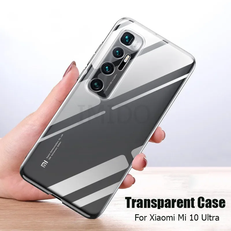 Cover For Xiaomi Mi 10 Ultra Case Slim Soft Transparent High Clear TPU ...