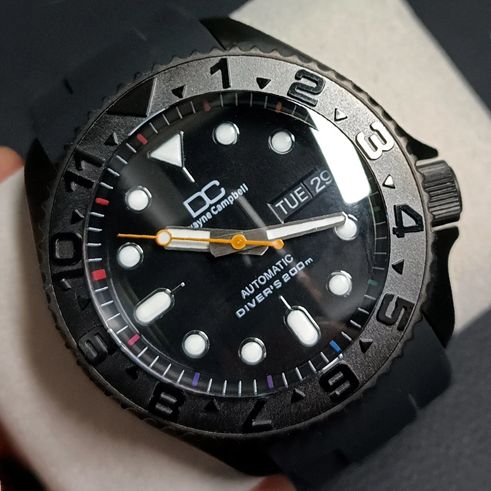 Custom Fashion Japan NH36 40.5mm Men's watches Sapphire Case Automatic ...