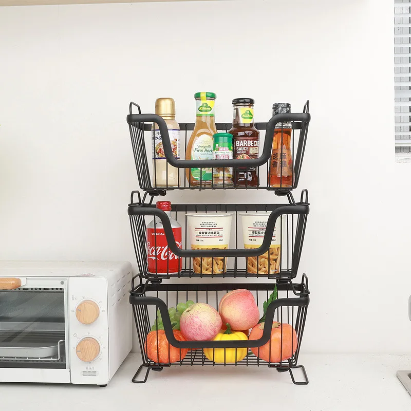 Stackable-Kitchen-Fruit-Vegetable-Storage-Basket-Rack-Pantry-Organizer ...