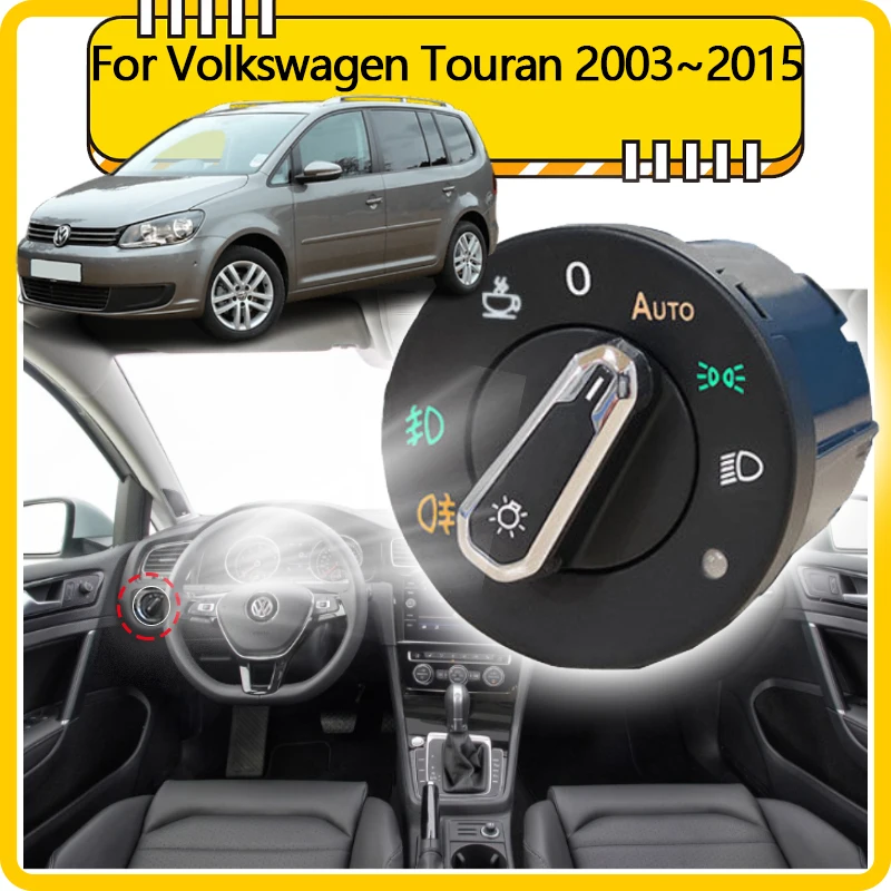 Headlight-Automatic-Switch-For-Volkswagen-VW-Touran-1T3-1T1-1T2-Golf ...