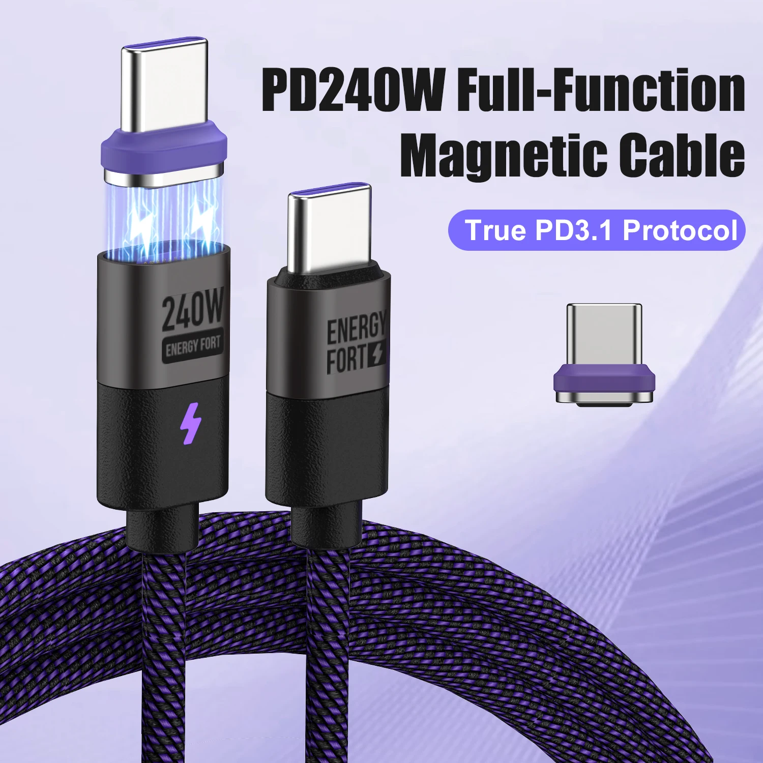 240W-USB-C-to-USB-C-Magnetic-Charging-Cable-Fast-Charging-Type-C-Data ...