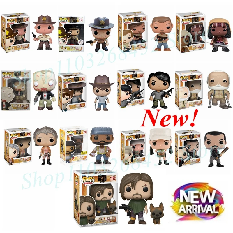 NEW-FUNKO-POP-Walking-Dead-Full-Series-rick-grimes-13-Merle-Dixon-71 ...
