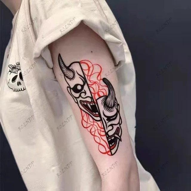 Japanese Hannya Mask Flash