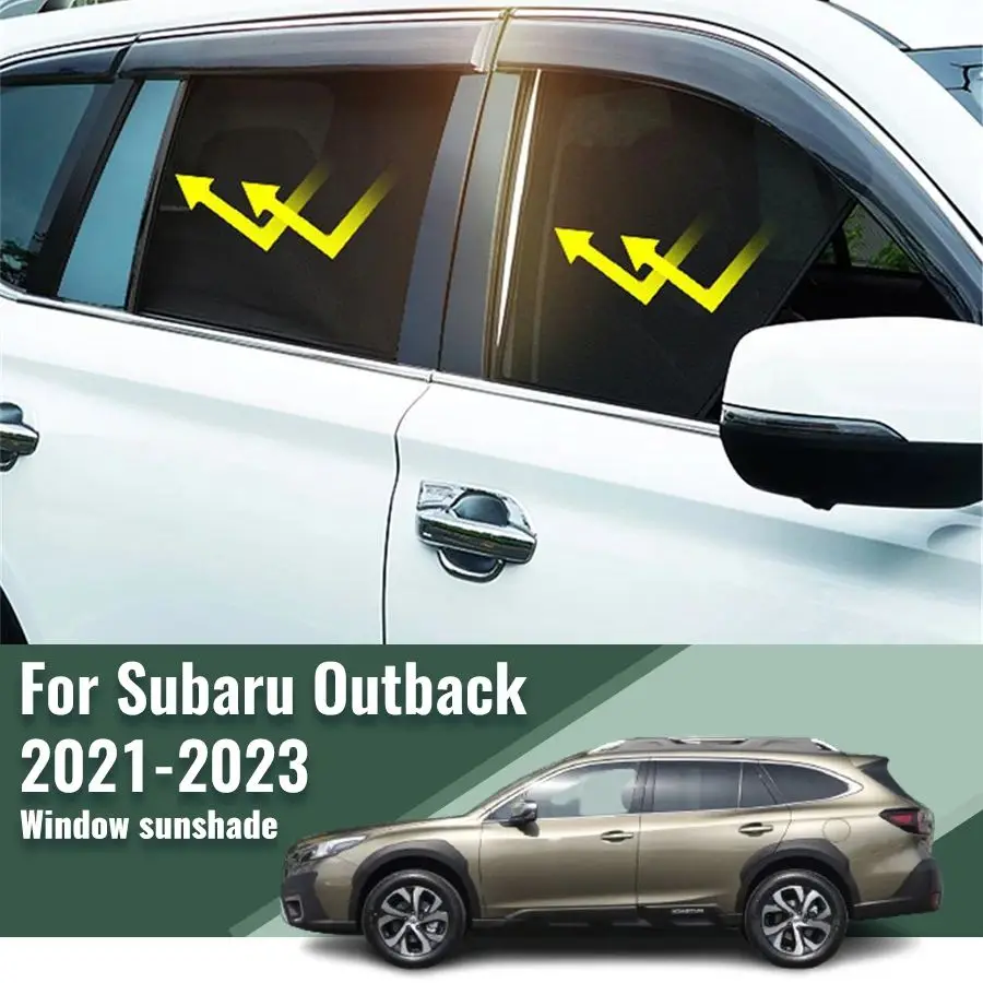 For-Subaru-Outback-2021-2022-2023-2024-Front-Windshield-Frame-Curtain ...