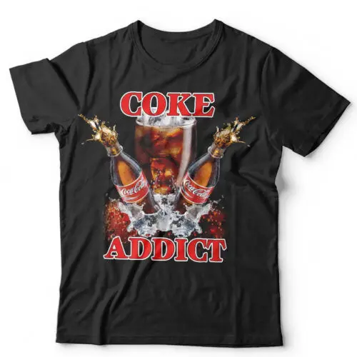 Coke-Addict-Unisex-TShirt-Funny-Cola-Addict-Parody-Humour-Novelty-Gift ...