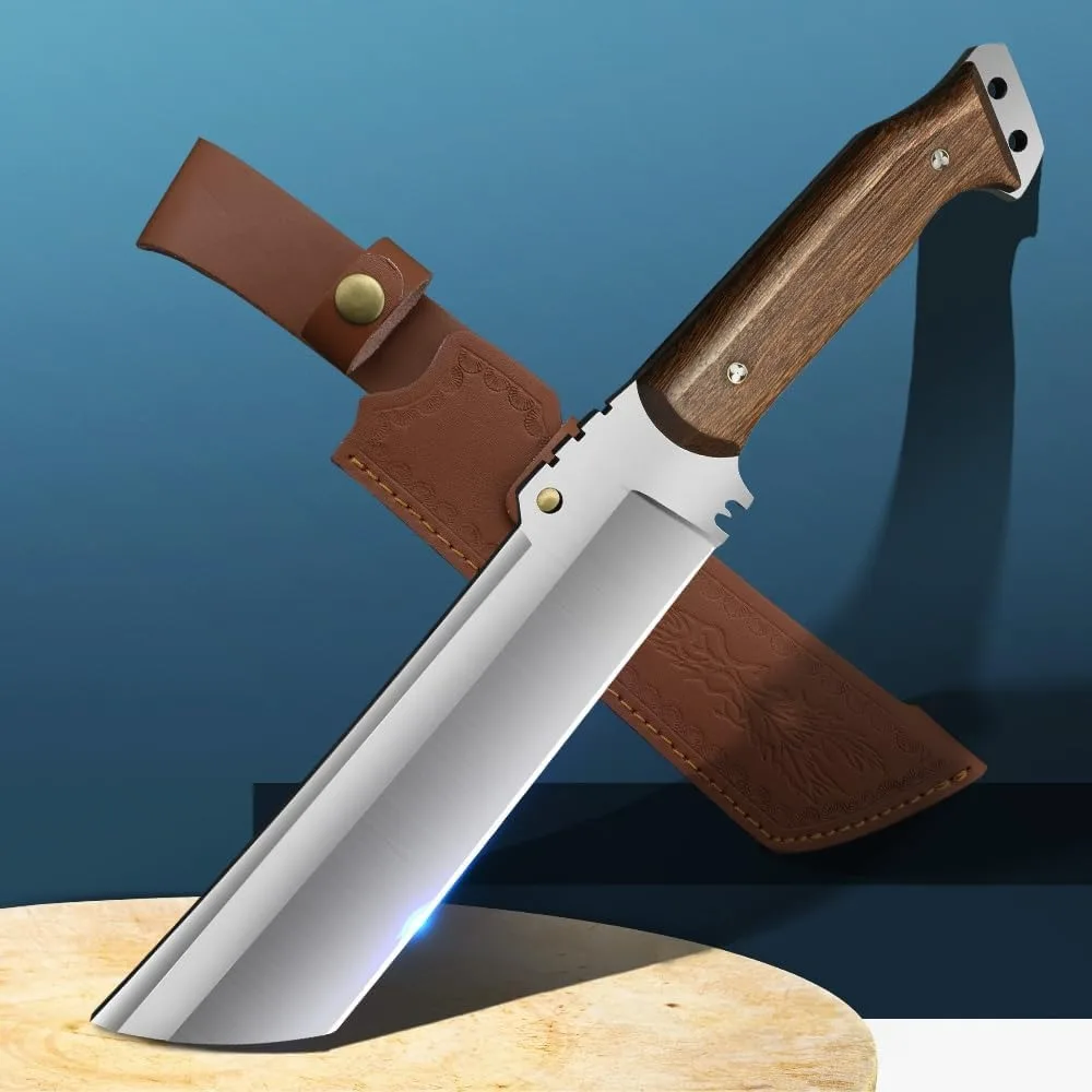 Outdoor-multi-purpose-straight-knife-with-sheath-machete-for-cutting ...