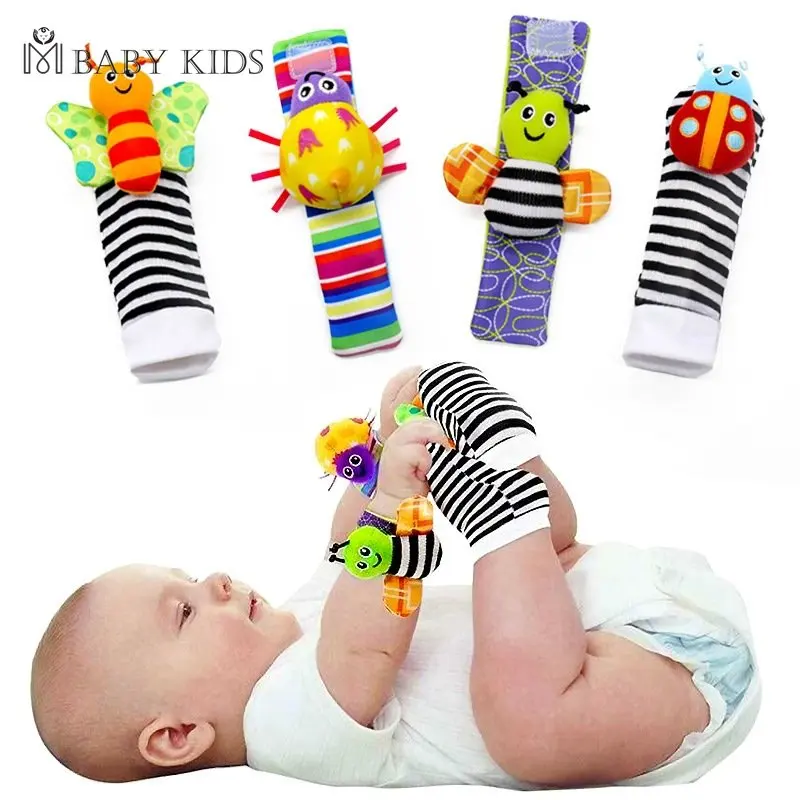 Baby-Games-Plush-Rattle-Socks-Sensory-Toys-For-Babies-Newborn ...
