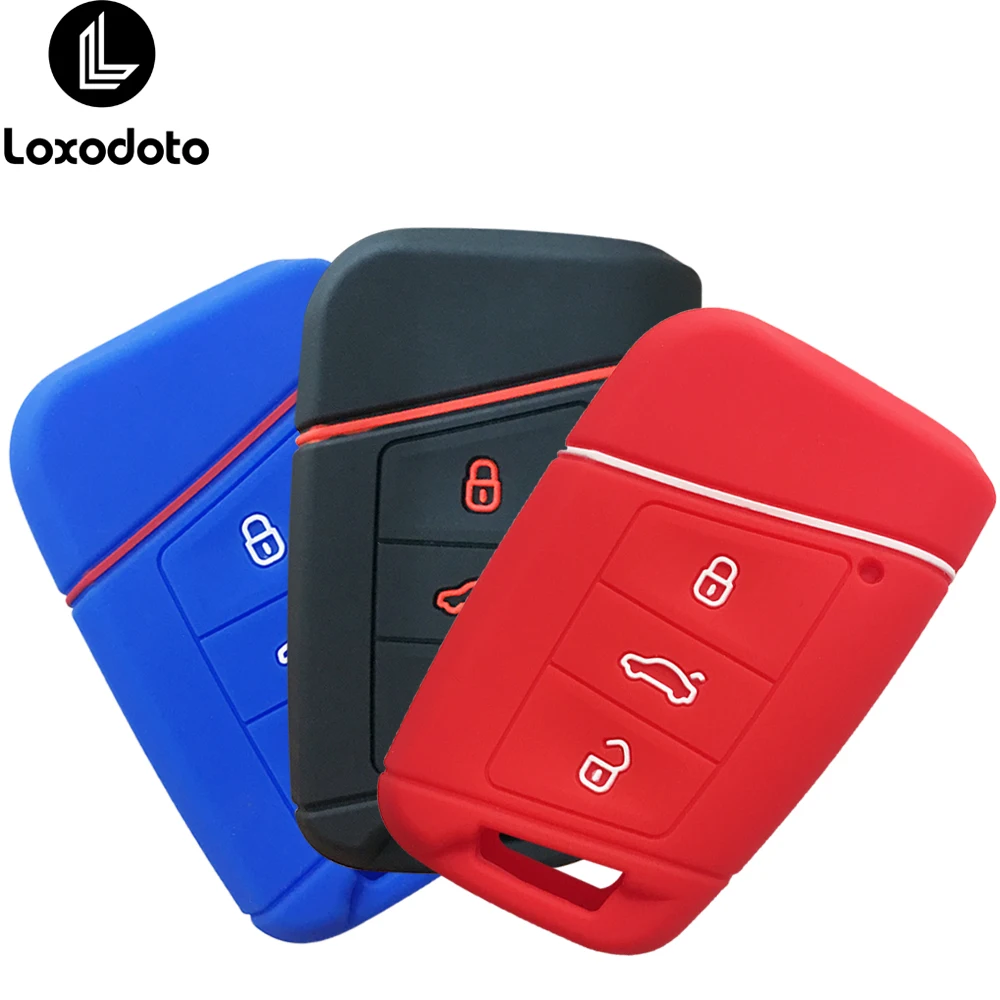 Silicone Car Remote Key Case Cover for VW Volkswagen Passat B8 Magotan ...