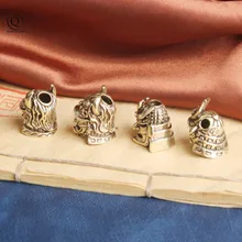 Japanese Eagle Nose Samurai Helmet Knife Beads Woven Paracord Lanyard ...