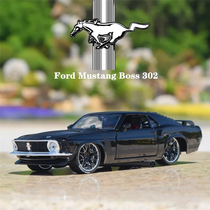 Maisto-1-24-1970-Ford-Mustang-BOSS-302-Modified-Version-Simulation ...
