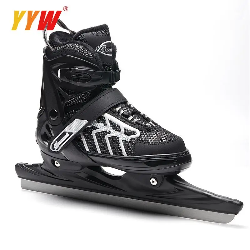 Skating-Ice-Skates-Shoes-with-Ice-Blade-Warm-Thicken-Figure-Adult-Kids ...
