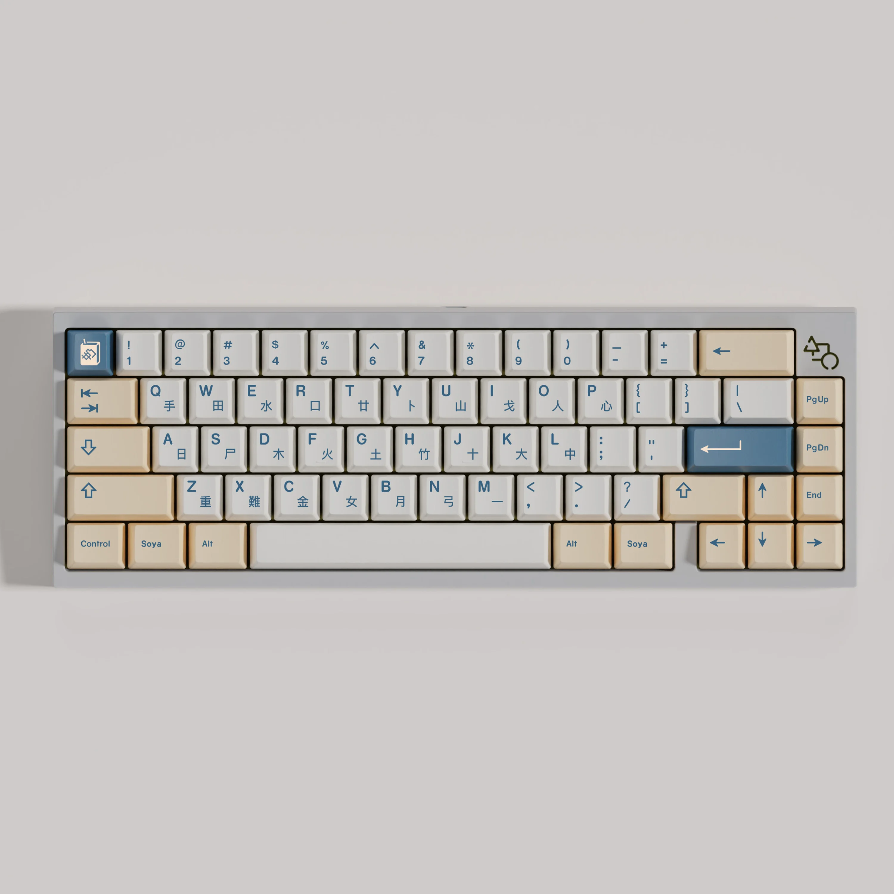 GMK-154-keys-Soyamilk-PBT-keycaps-cherry-profile-Dye-Sublimation-For-MX ...