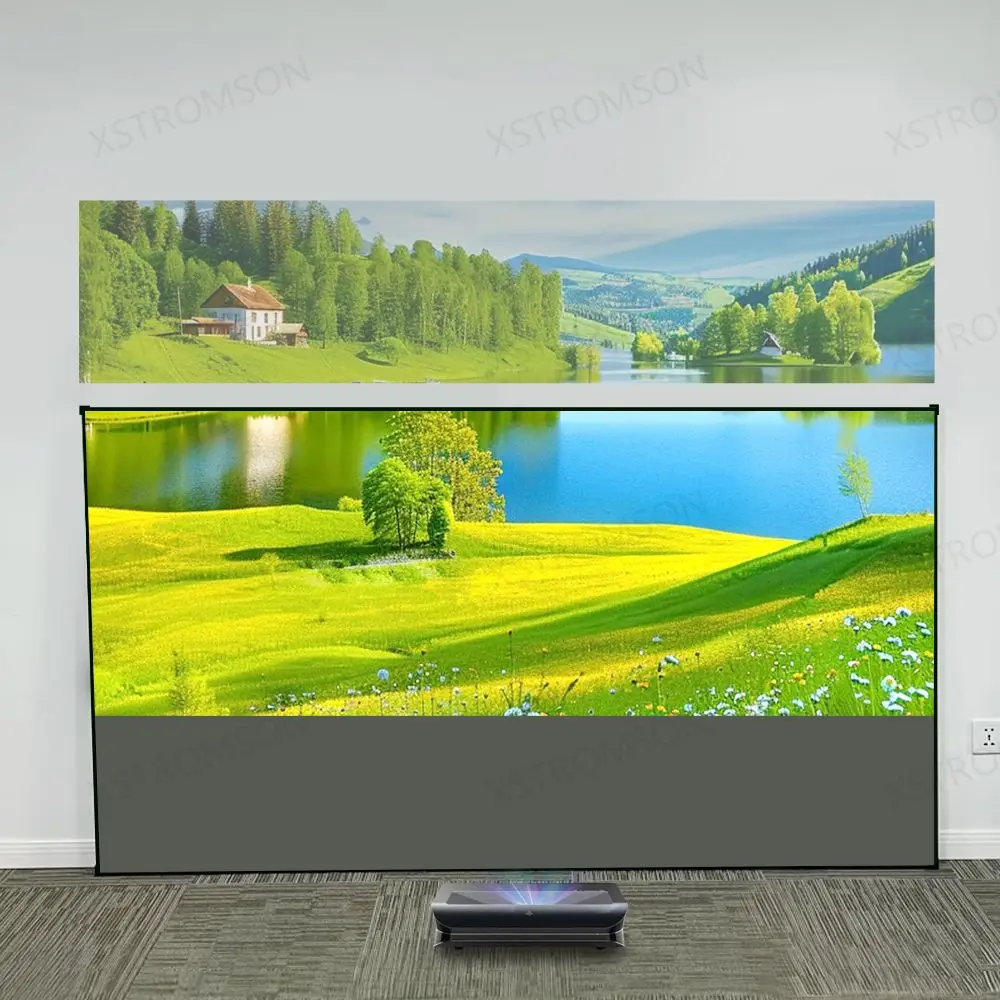 110 inch Home Cinema ALR UST Projection Screen Fixed Frame Ambient ...