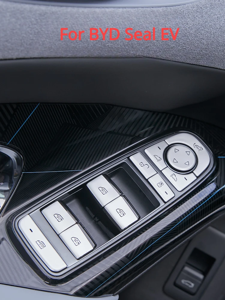 For-BYD-Seal-EV-Window-Lifting-Button-Protective-Cover-Sticker-Anti ...