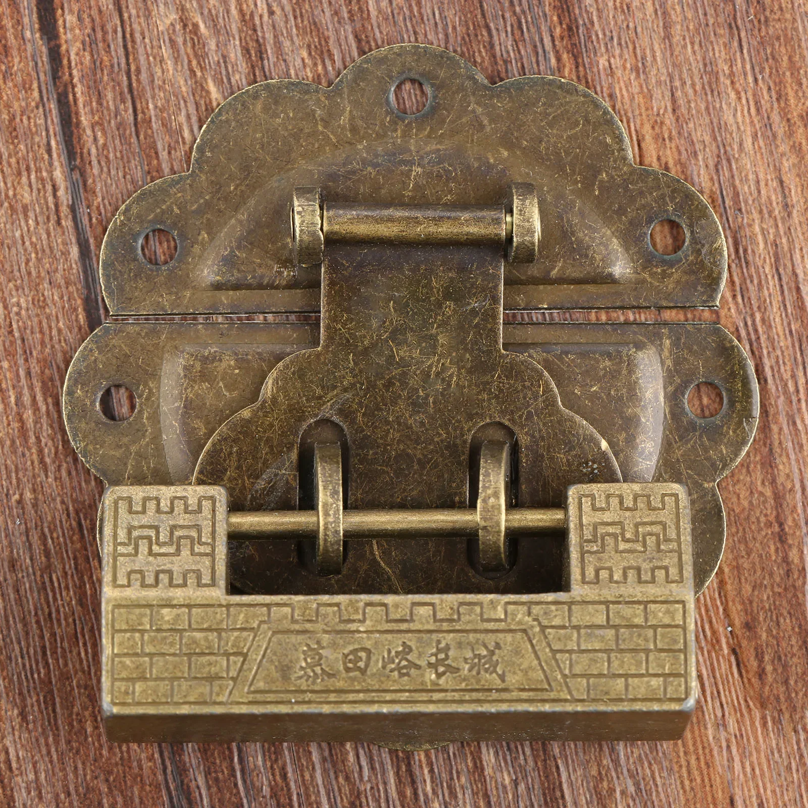 Furniture-Chinese-Old-Box-Latch-Hasp-Buckle-Clasp-and-Antique-Bronze ...