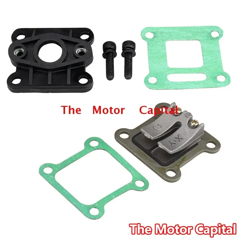 For-pocket-bike-Mini-ATV-Dirt-47cc-49cc-Carburetor-Reed-Valve-Mainfold ...
