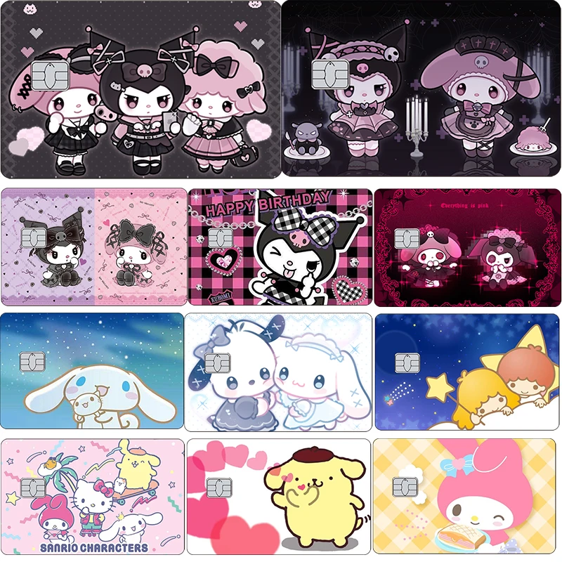 15 Models Anime Hellokitty Personalized Design Bank Card Stickers ...