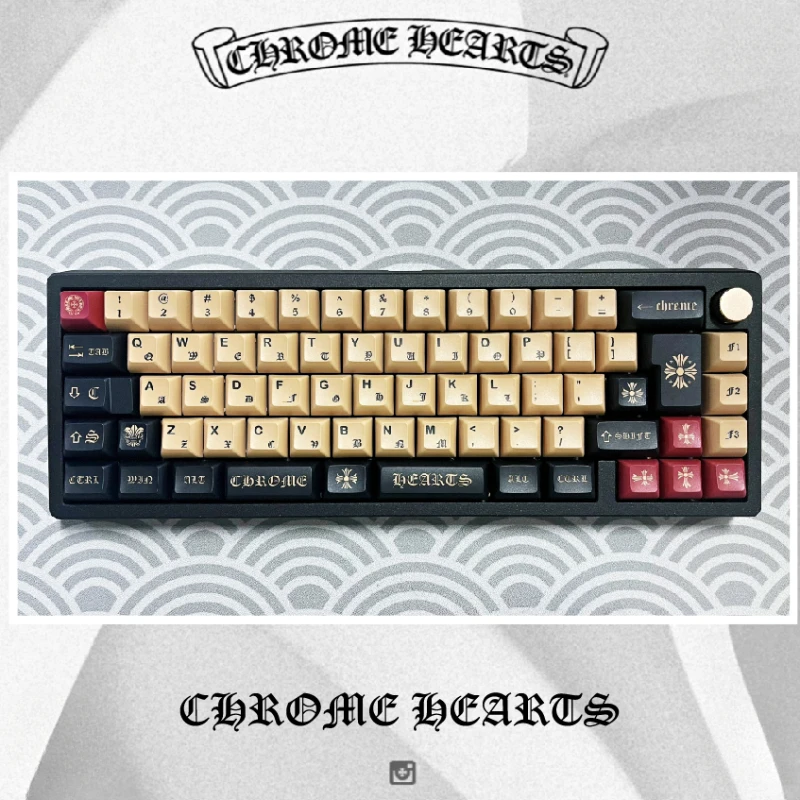 ECHOME-Retro-punk-Theme-Keycap-Set-PBT-Custom-Gothic-Vintage-Keyboard ...