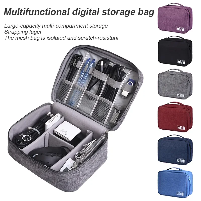 Digital-Storage-Bag-Multifunctional-Earphone-Charger-Data-Cable-Digital ...