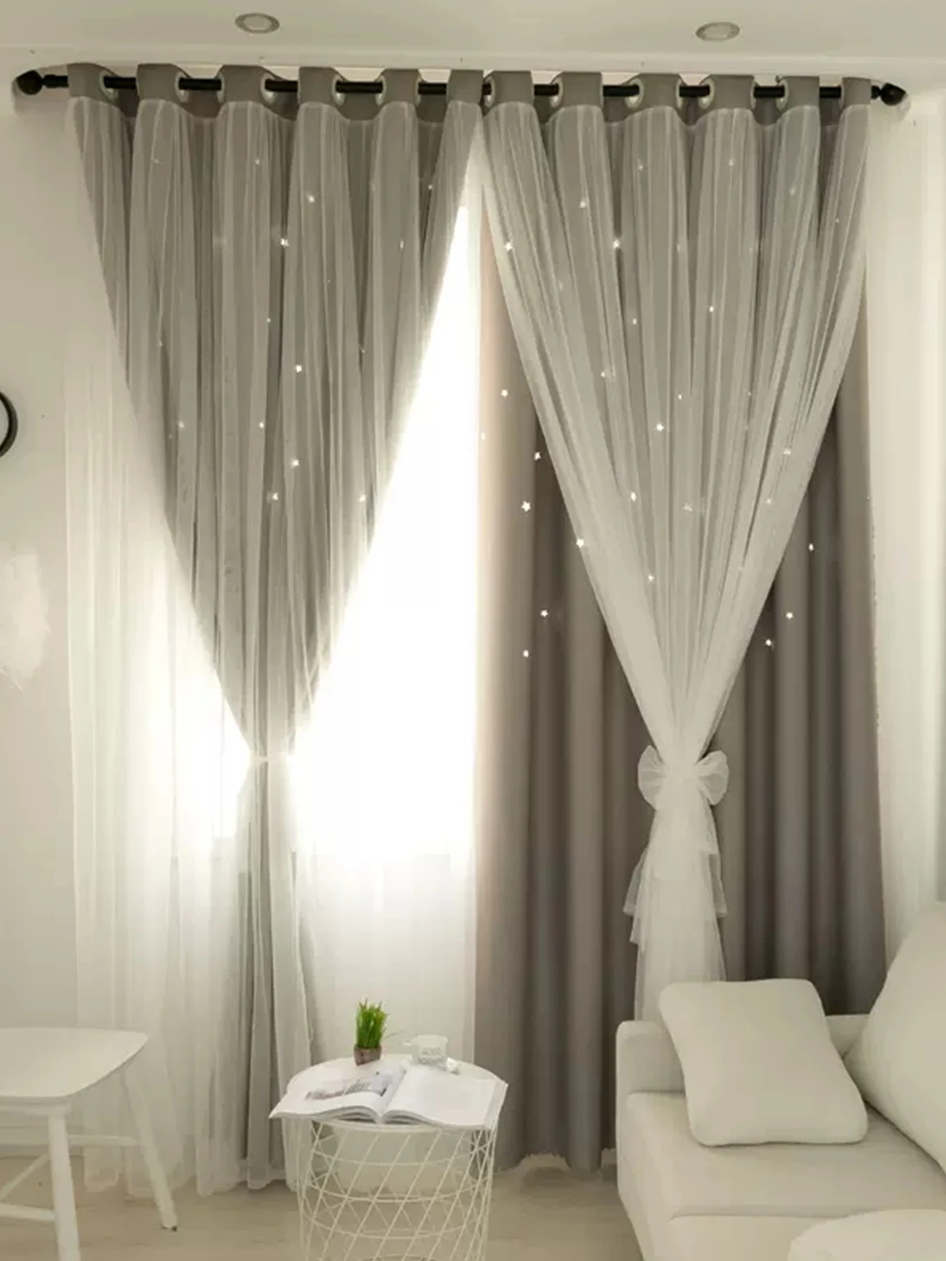 Rideau-Occultant-Minimaliste-Panneau-Unique-1-Pi-ce-D-coration-en ...