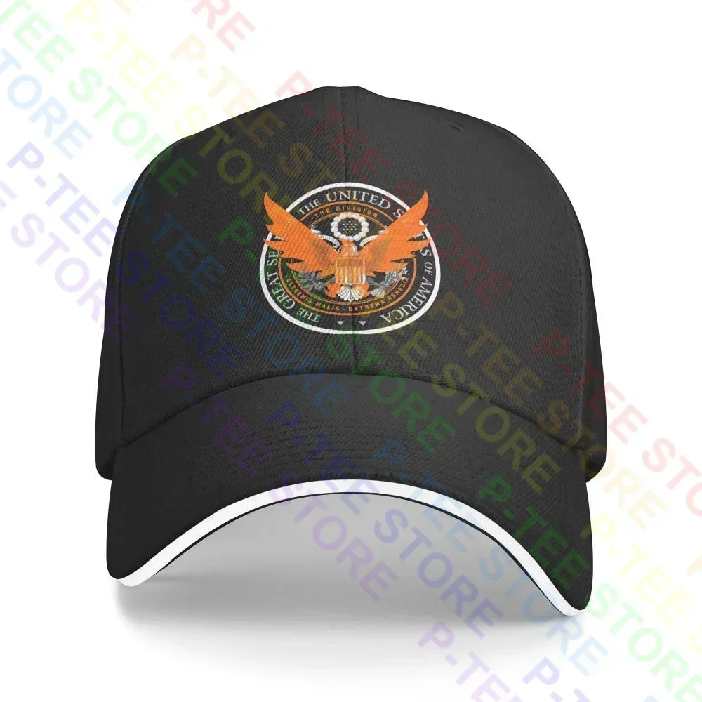 Tom Clancy'S The Division 2 Shd Emblem Logo Sandwich Cap Baseball Cap ...