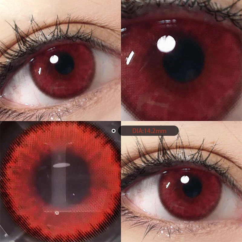 Ojos Color Rojo