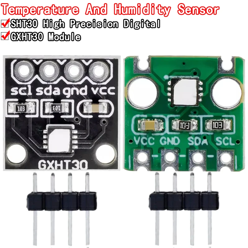 GXHT30-Temperature-Humidity-Sensor-Module-Microcontroller-IIC-I2C ...