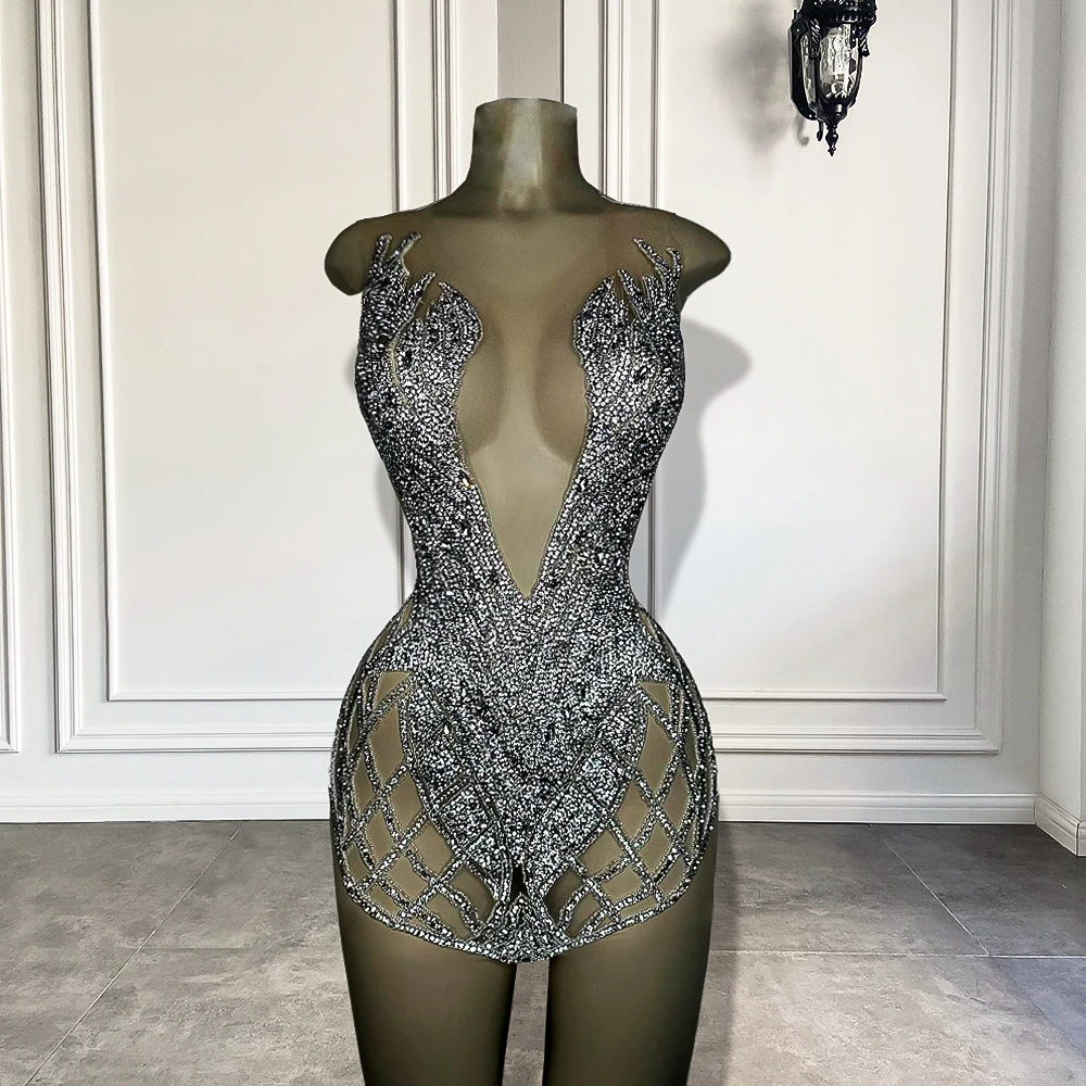 Luxury-Sparkly-Silver-Diamond-Women-Formal-Occasion-Birthday-Party-Gowns-Sexy-See-Through ...