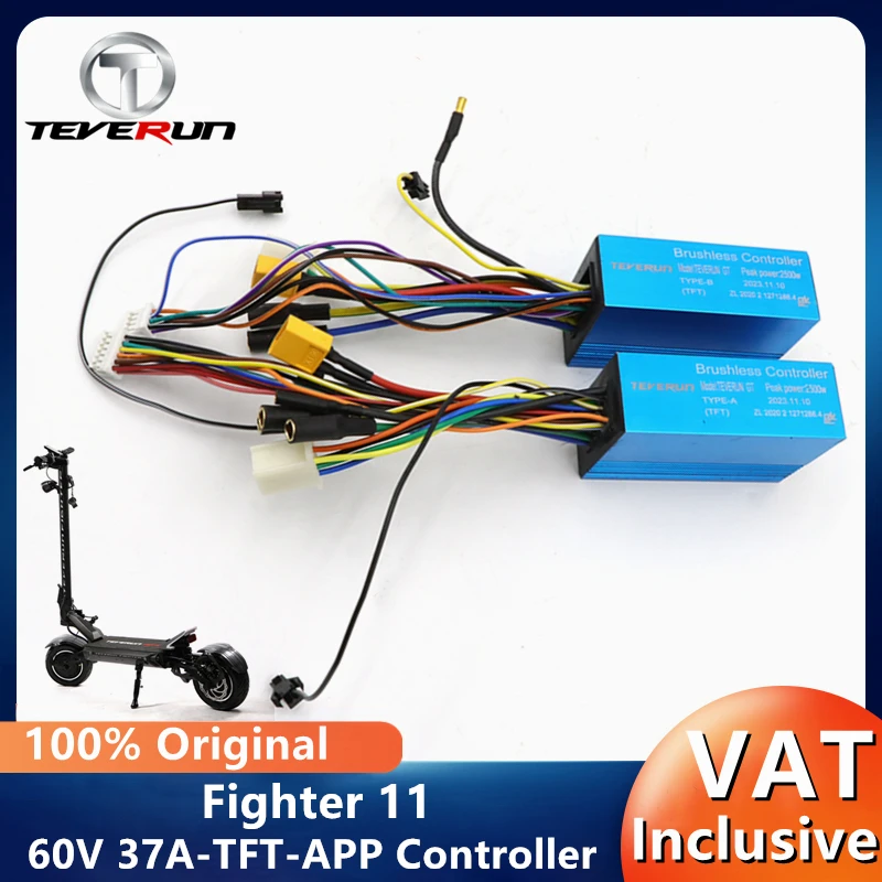 Original-60V-37A-TFT-APP-Controller-For-Teverun-Fighter-11-2023-Version ...