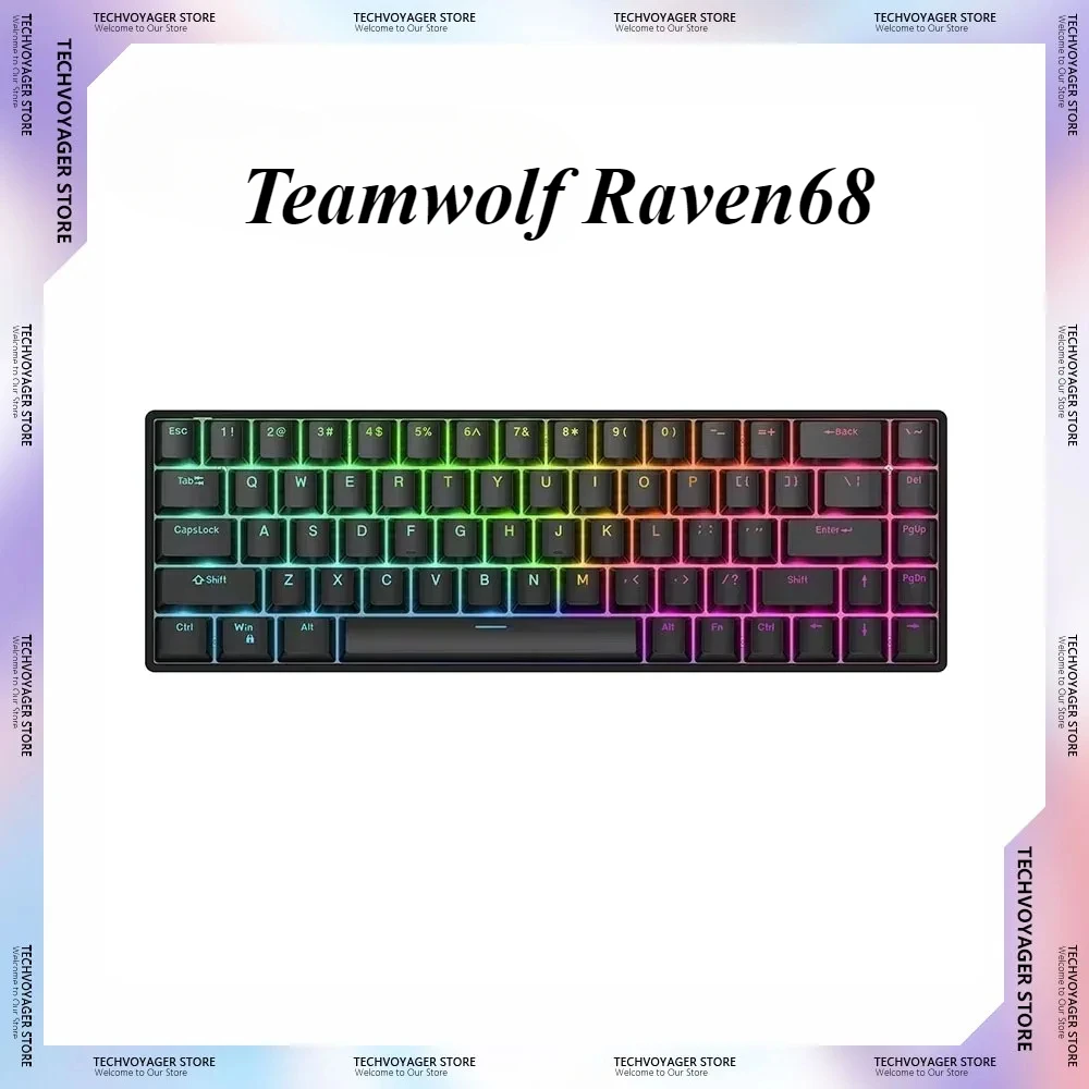 Teamwolf-Raven68-Magnetic-Switch-Mechanical-Keyboards-68keys-RGB-Hot ...