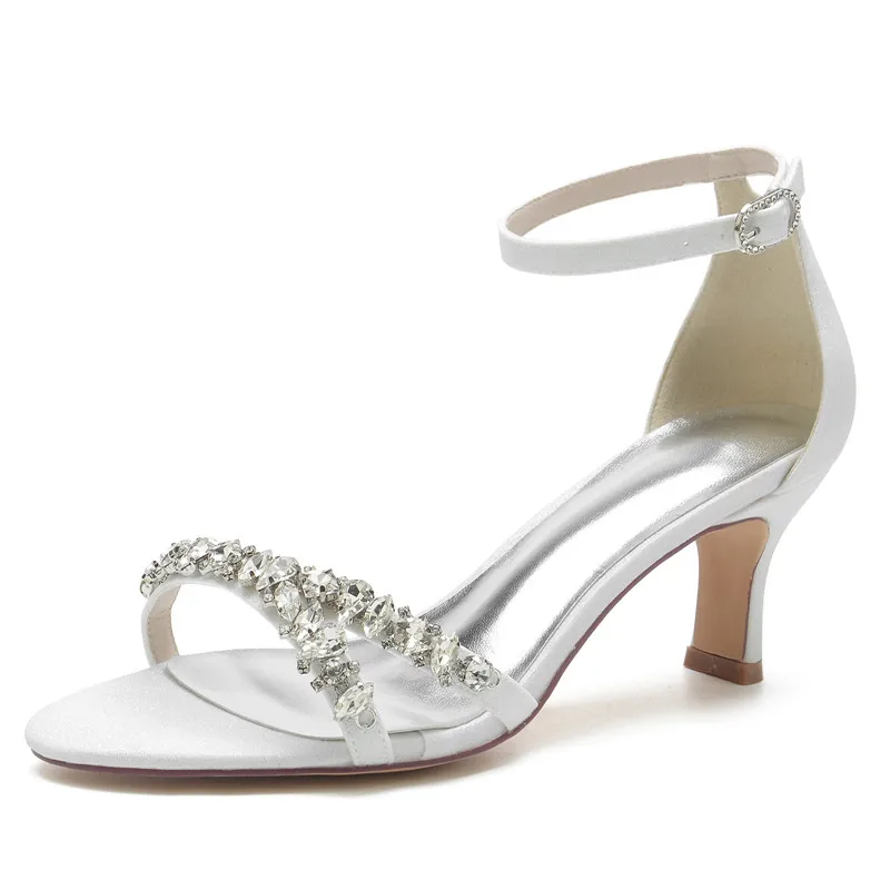 Evening Formal Heeled Sandal Shoes | Womens Sandals Formal Wedding ...
