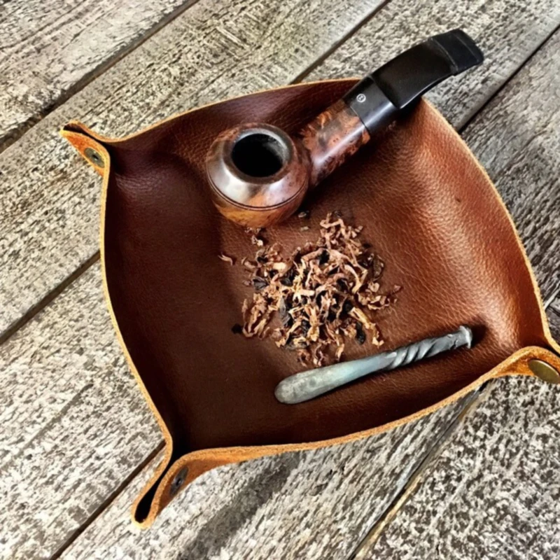 Leather-Foldable-Rollable-Tobacco-Rolling-Tray-Valet-Tray-for-Tobacco ...
