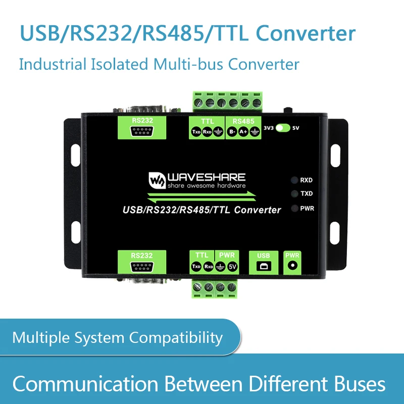 Industrial-Grade-USB-RS232-RS485-TTL-Converter-Isolated-Multi-bus ...