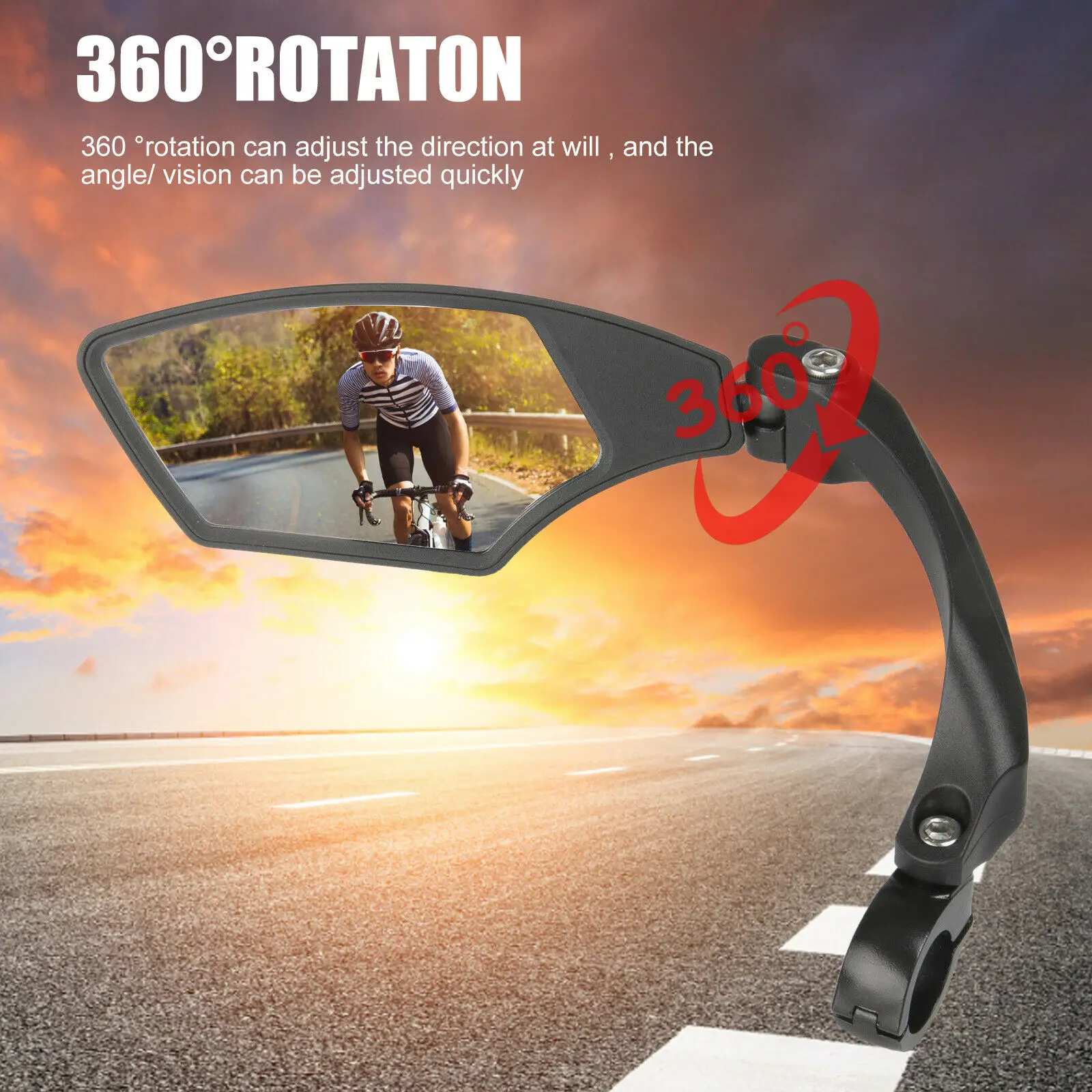 Bicycle-Rear-View-Mirror-Bike-Cycling-Clear-Wide-Range-Back-Sight ...