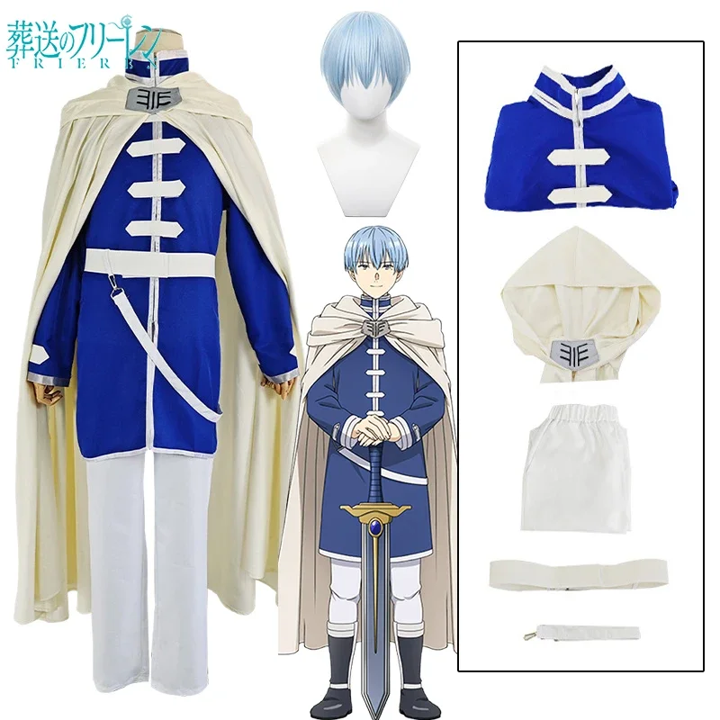 Himmel-Cosplay-Frieren-Costume-Wig-Anime-Frieren-at-the-Funeral-Cloak ...