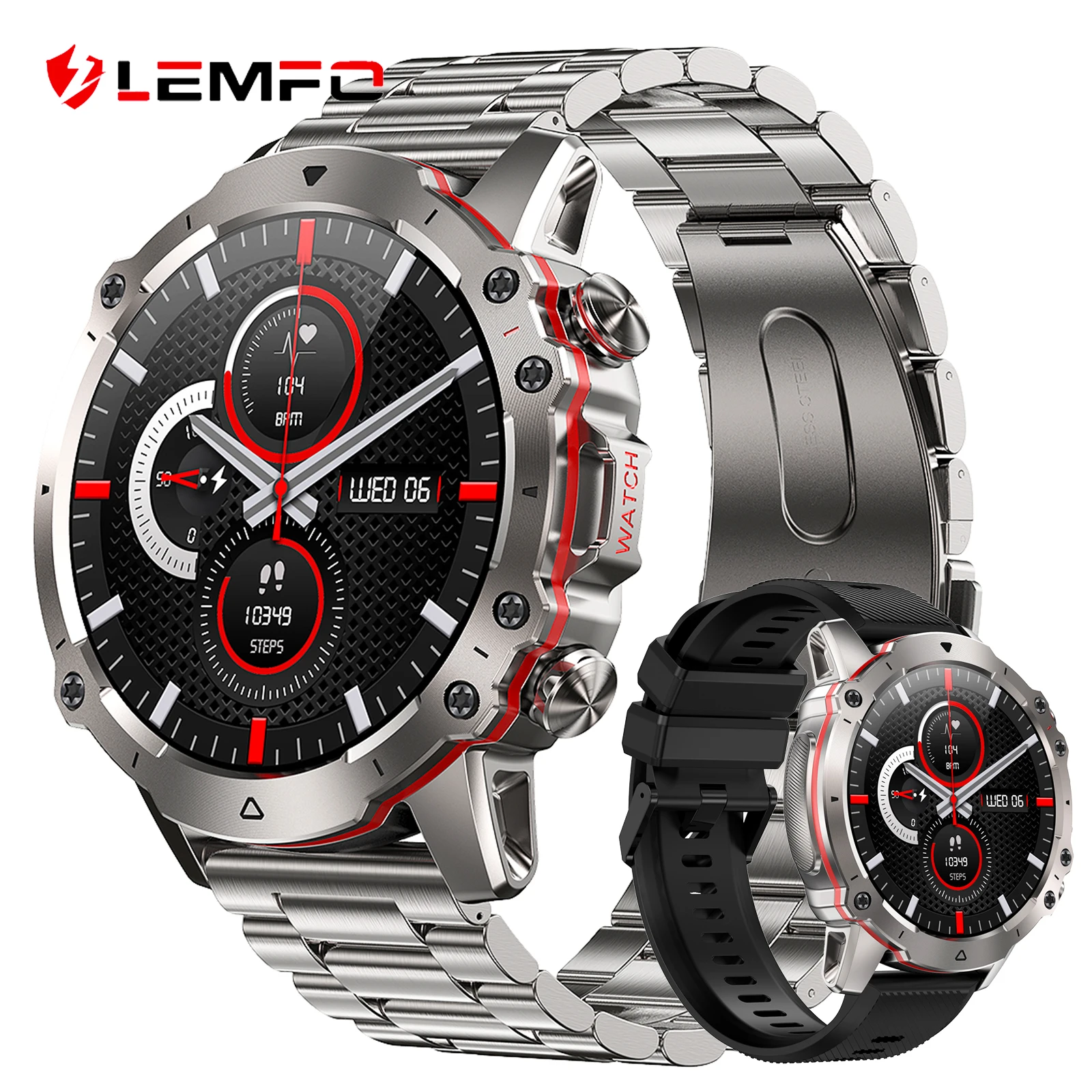 LEMFO-reloj-inteligente-hombre-smartwatch-2023-deportivo-resistente-al-agua-FALCON-smart-watch ...