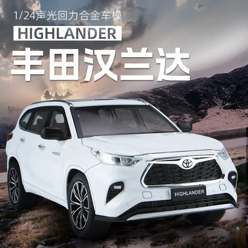 1-24-Toyota-HIGHLANDER-Streetcar-Version-Diecast-Metal-Alloy-Model-Car ...